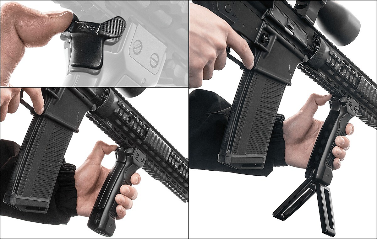 Leapers UTG D Grip QR Bipod Vapengrepp